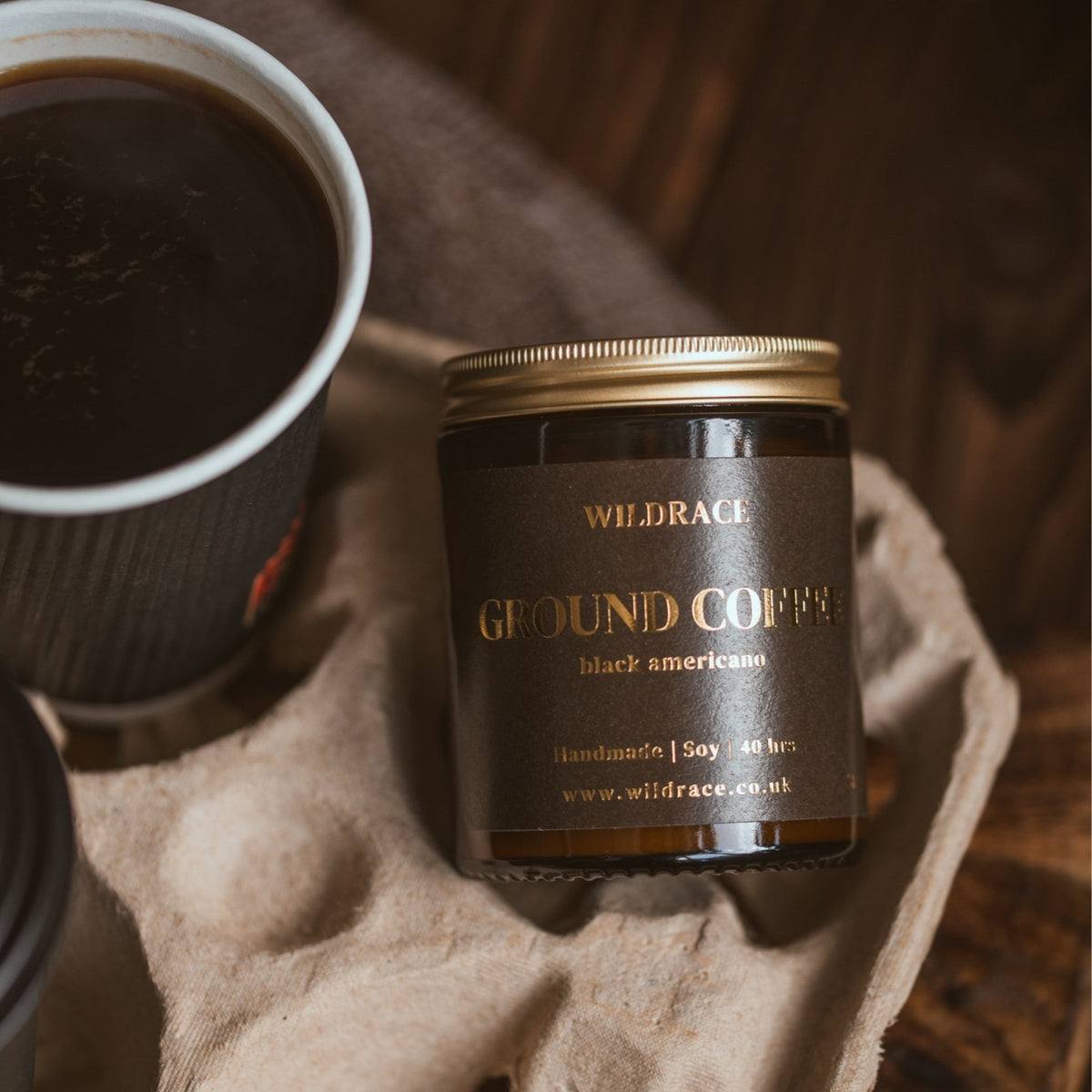 Ground Coffee - Fresh Coffee Espresso Candle – WILDRACE